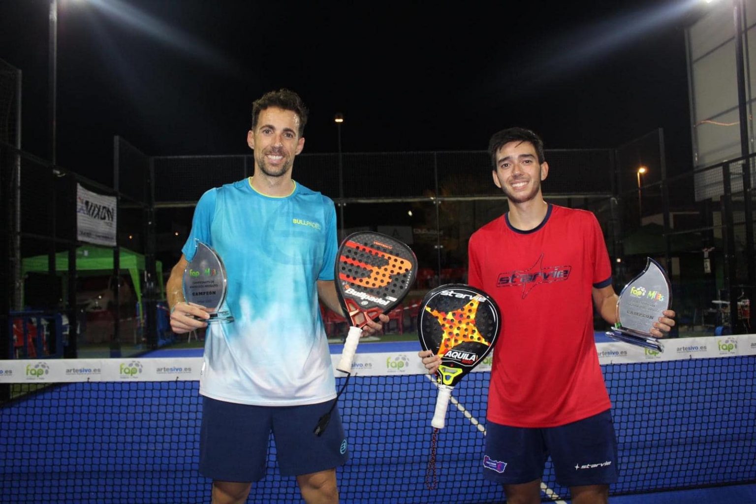 Javi Pérez y Mario del Castillo, campeones de Andalucía de pádel ...
