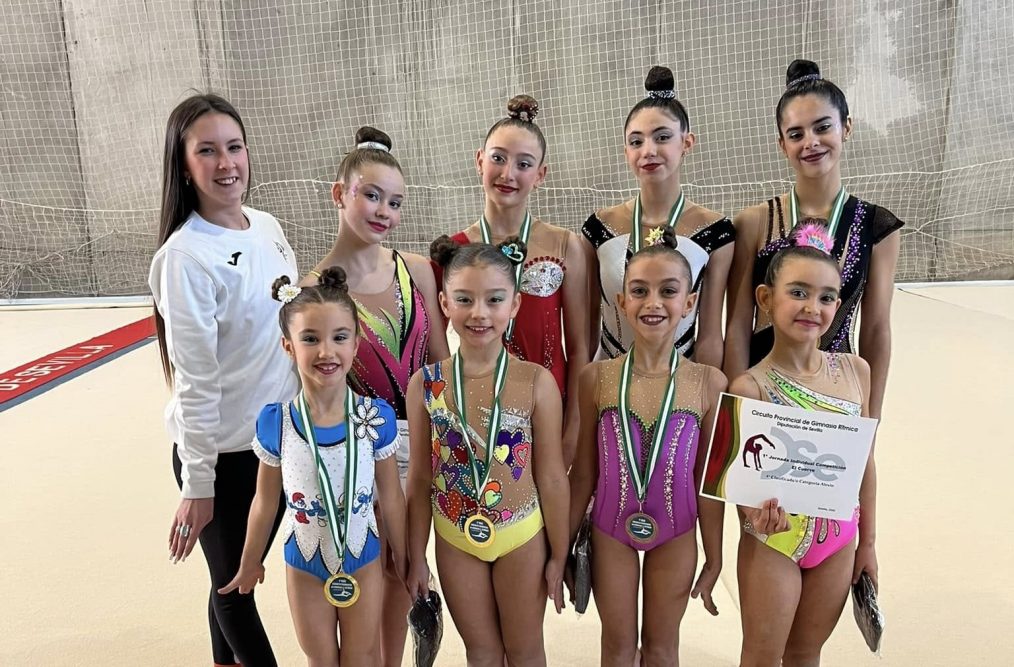 Gran debut del Club de Gimnasia Rítmica de Arahal en el Circuito Provincial 2025 - Medial TV